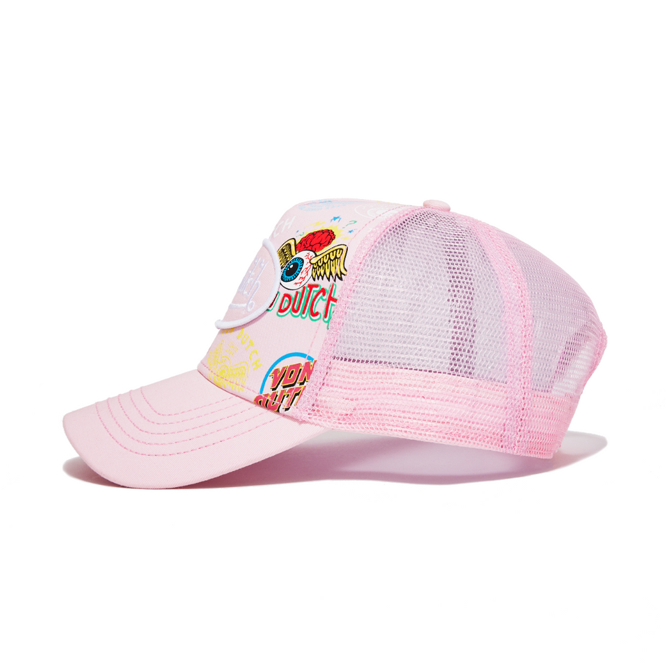 Pink Jax Trucker Hat – Von Dutch