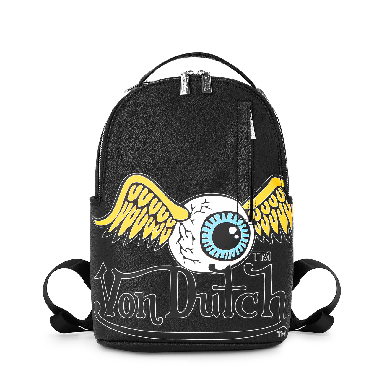 Von Dutch Small Sized Black Flying Eye Backpack