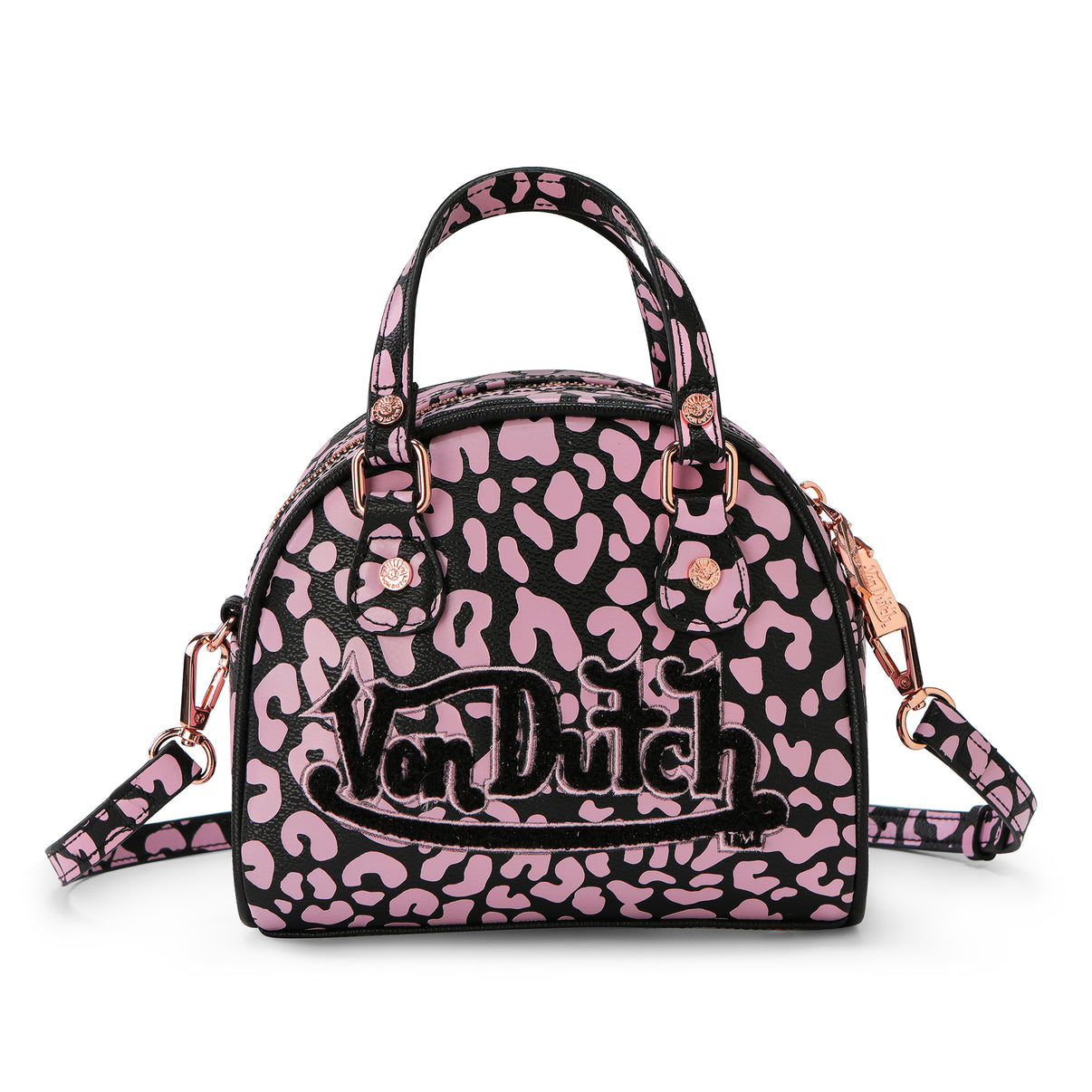 Cheetah Pink Bowling Bag | Von Dutch