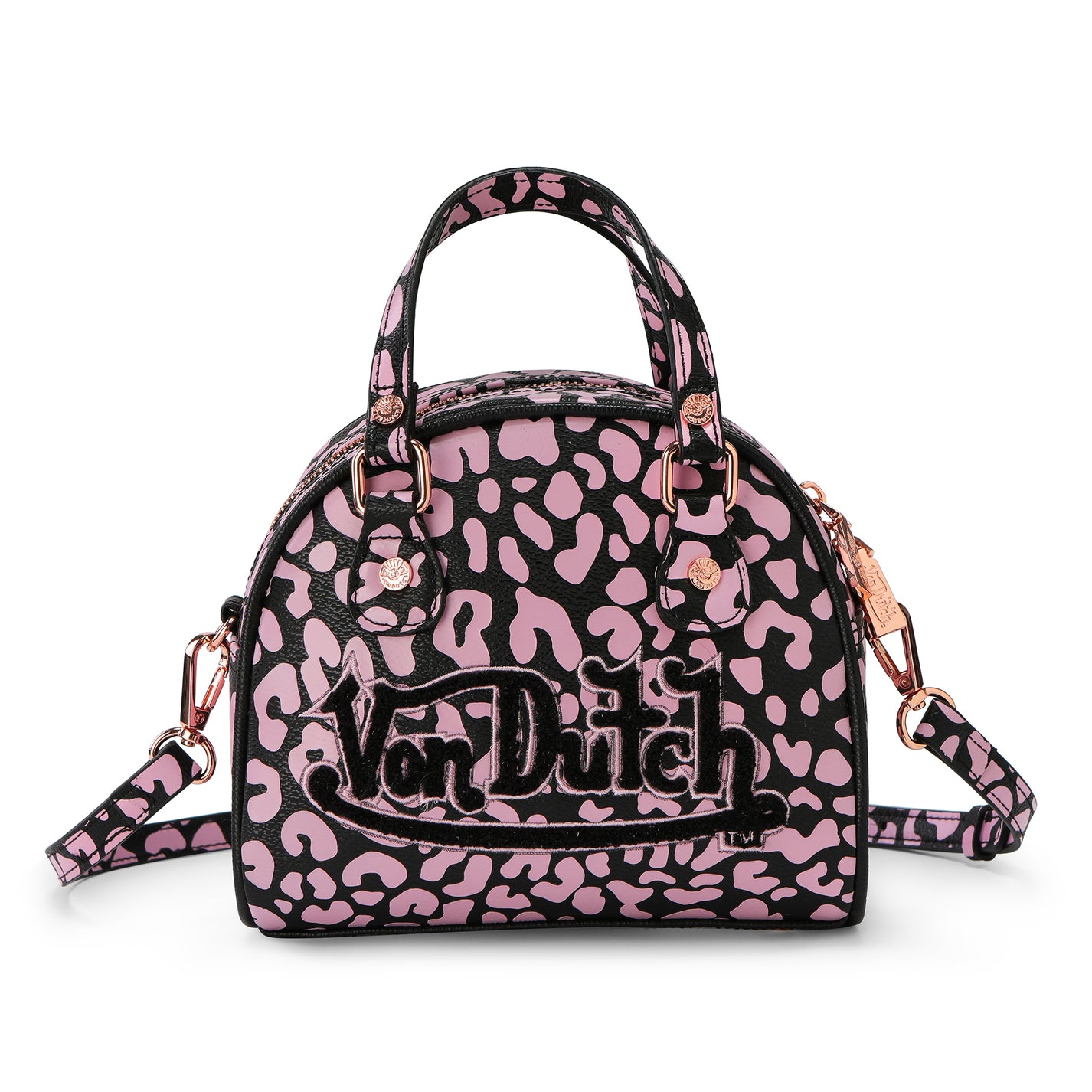 Cheetah Pink Bowling Bag | Von Dutch