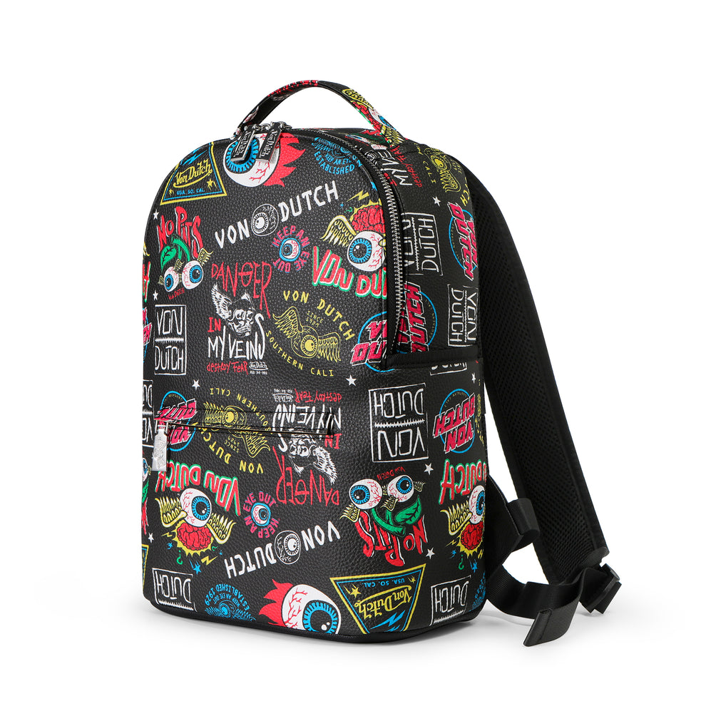 Small Sized Black Jax Backpack | Von Dutch