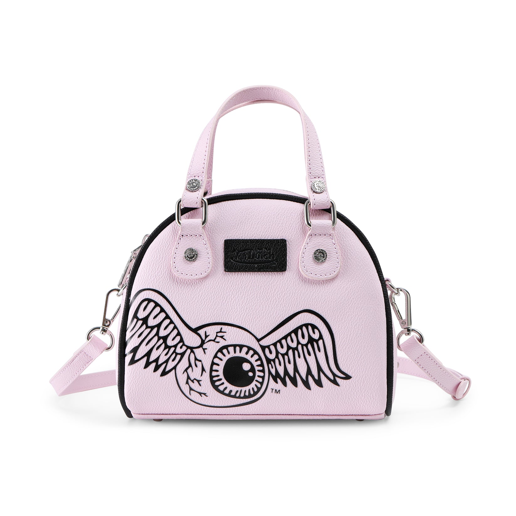Pink & Black Two-Tone Bowling Bag | Von Dutch