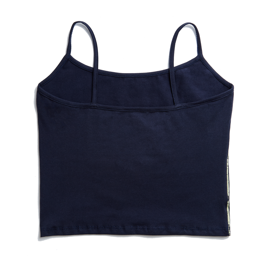 Navy & Yellow Racing Spaghetti Top | Von Dutch