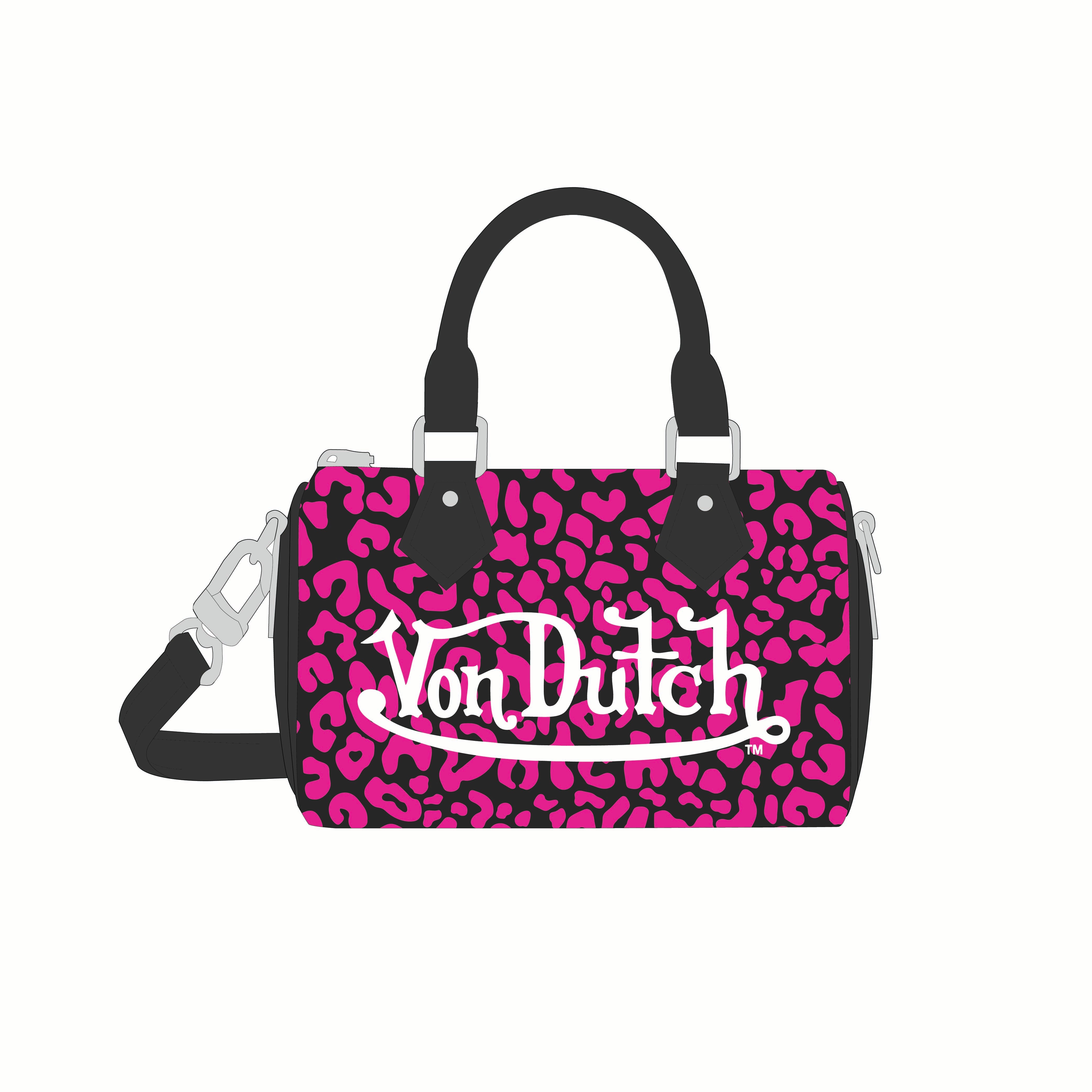 Von Dutch Hanna Bag - Hot Pink Cheetah