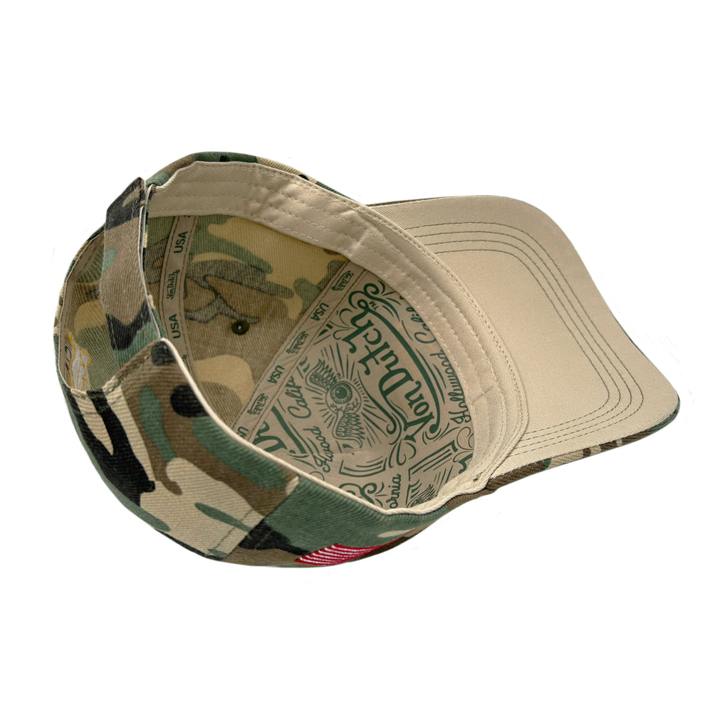 Americano 6 Panel Strapback Hat | Von Dutch