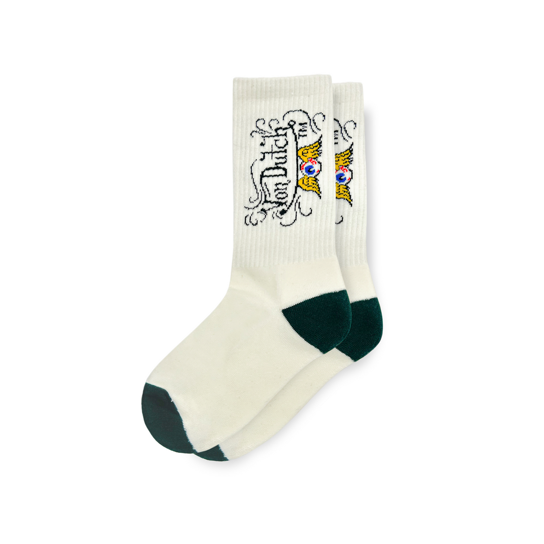 Cream Crew Socks | Von Dutch