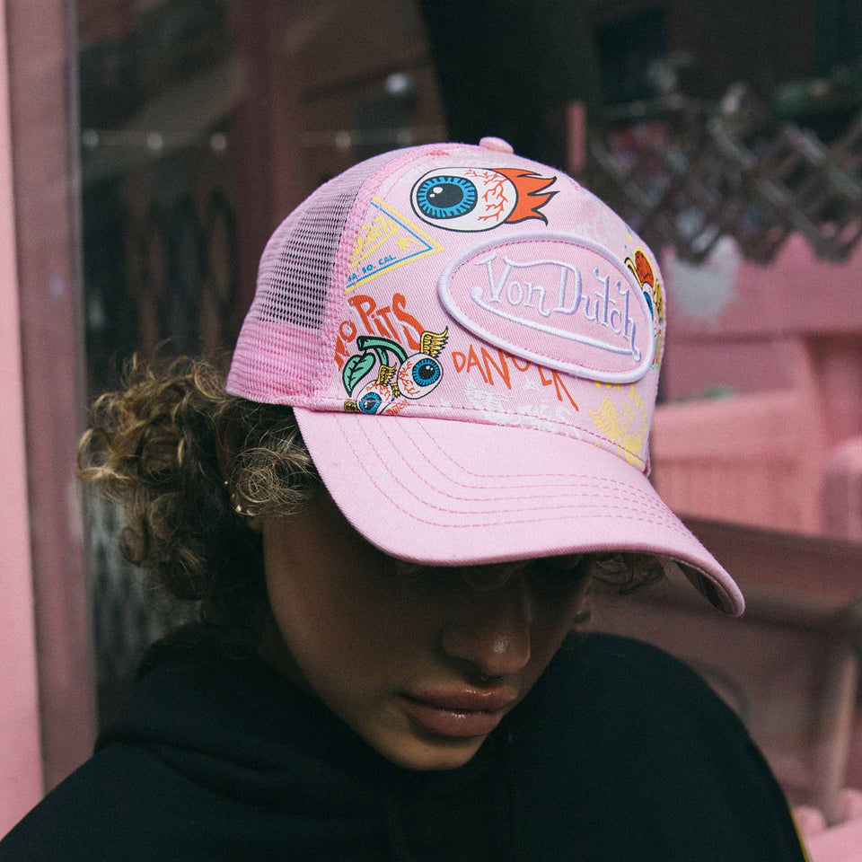 Pink Jax Trucker Hat – Von Dutch